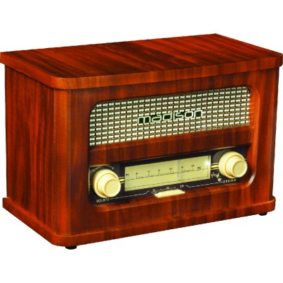 Rechargeable Vintage FM Radio with Bluetooth 10 W - BST Distribution