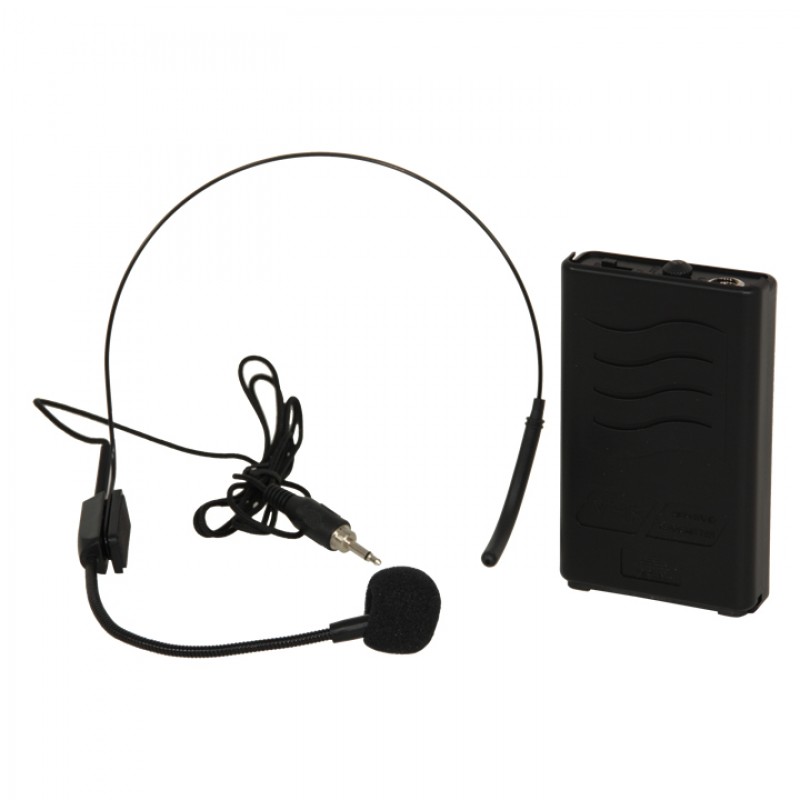 UHF Bodypack Transmitter with Headset Mic for PORT8/10/12/15UHF-BT ...