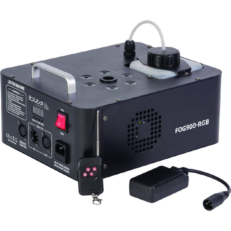 Invertible Vertical Fog Machine with LEDs & remote control – 900 W ...