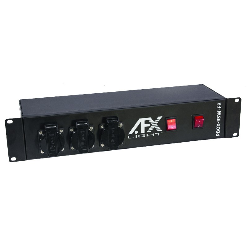French Socket powerbox with 9 outputs - BST Distribution