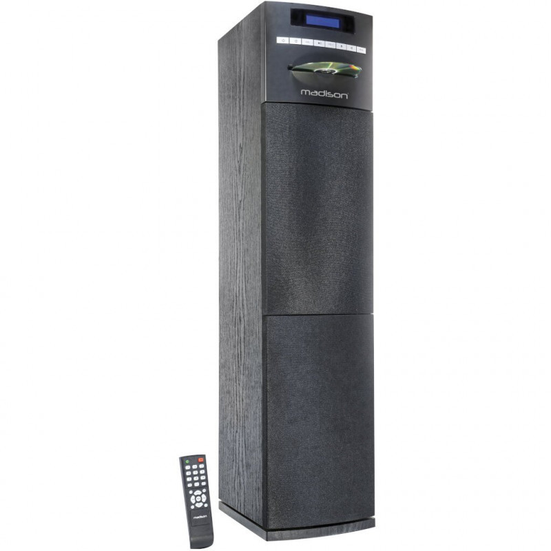 Hi-Fi quality active multimedia tower with USB, CD, FM, DAB+ ...
